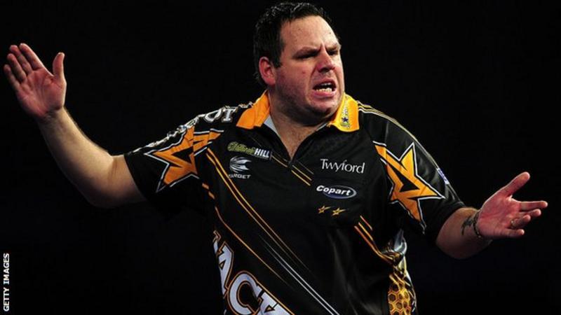 Premier League Darts: Adrian Lewis hits nine-dart finish in Belfast ...