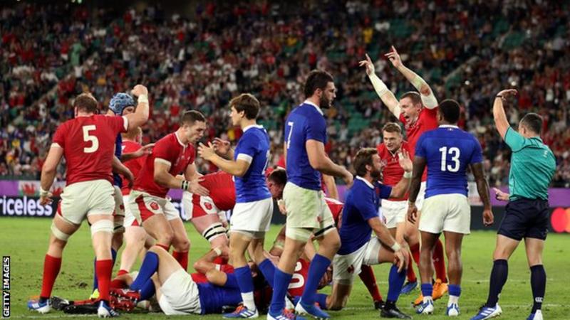 Wales beat France 20-19 to reach Rugby World Cup semi-finals in ...