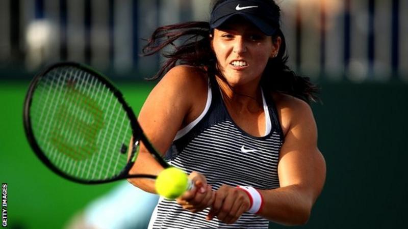 Laura Robson wins first WTA main draw match since 2013 - BBC Sport