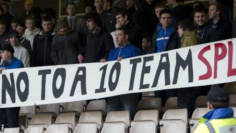 SPFL: How would Scottish football fans reconstruct the league? - BBC Sport