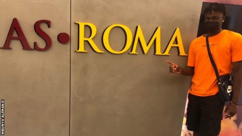 Mbunya Alemanji: Teenager who swapped Cambridge Utd for Roma - BBC Sport