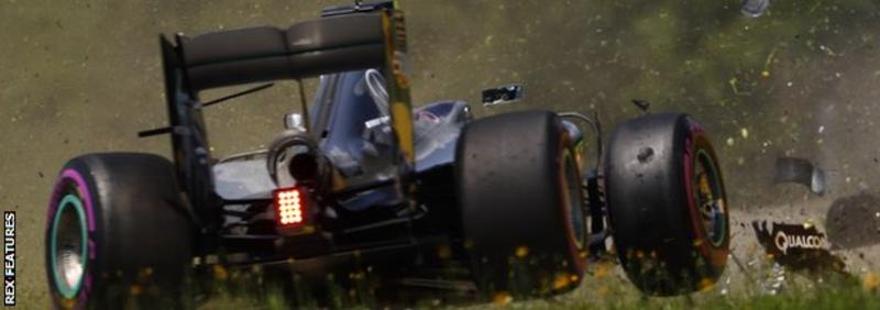 Austrian Grand Prix: Nico Rosberg crashes in final practice - BBC Sport