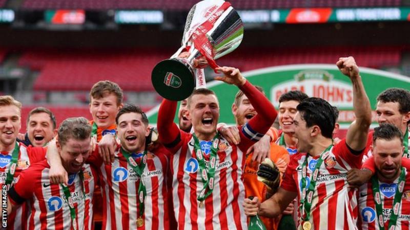 Papa John's Trophy 2020-21 Final: Sunderland beat Tranmere for historic ...