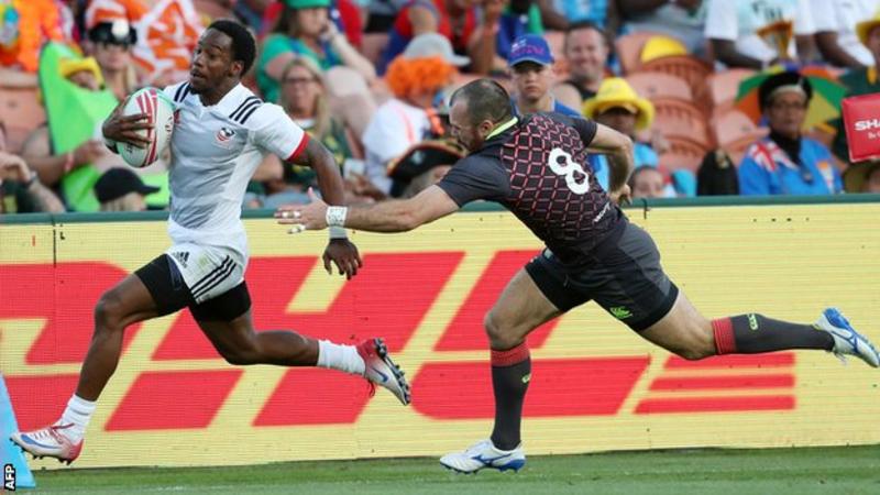 World Rugby Sevens: England and Wales knocked out in Hamilton - BBC Sport