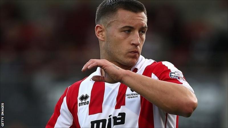 Lee Vaughan: Defender 'proud' of Cheltenham return - BBC Sport