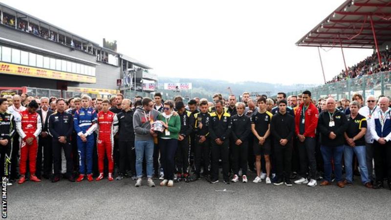 Anthoine Hubert: Formula 1 pays tribute with minute's silence before ...