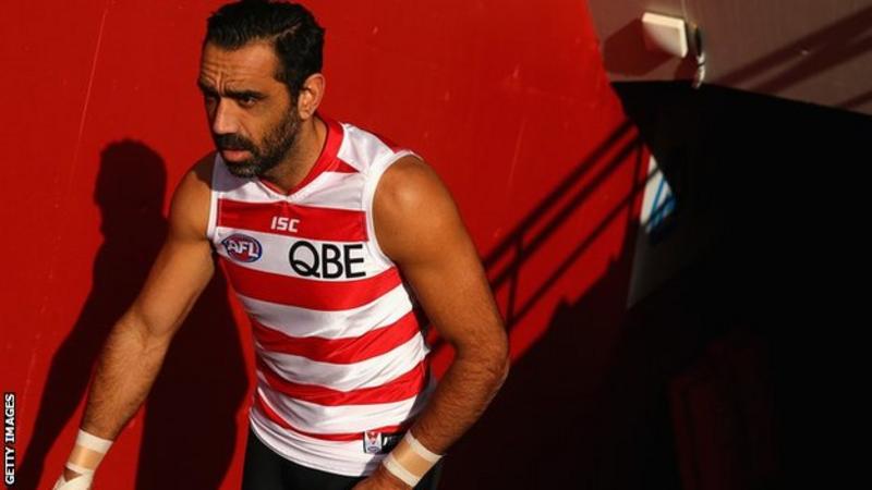 Adam Goodes: Former Aussie Rules star says abuse left him 'heartbroken ...
