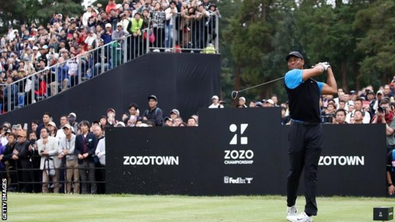 Zozo Championship: Tiger Woods extends lead in Japan - BBC Sport