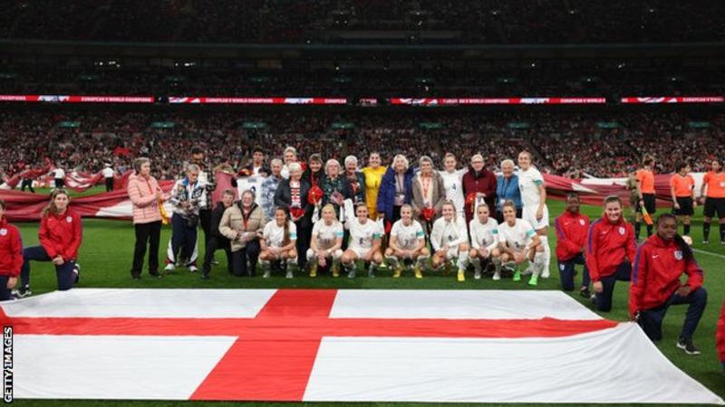 England honour former Lionesses in 50th anniversary celebrations at ...