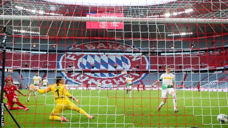 Bayern Munich beat Monchengladbach to move one win away from Bundesliga ...