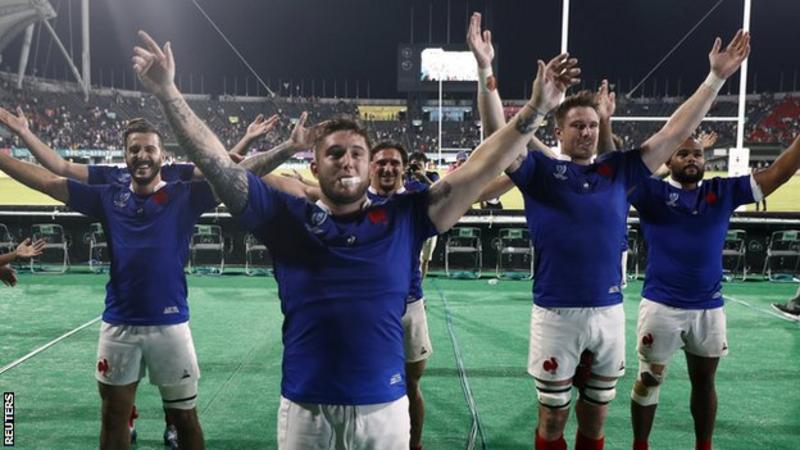 France beat Tonga to set up England Rugby World Cup showdown - BBC Sport