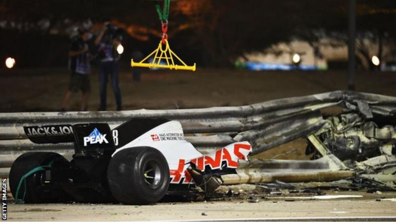 Romain Grosjean: Haas driver 'doesn't feel like a hero' after escape ...