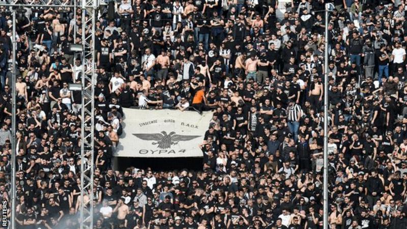 PAOK Salonika win Greek league title for first time in 34 years - BBC Sport