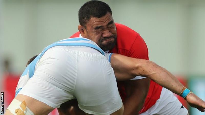Ma'afu Fia: Tonga prop signs new contract with Ospreys - BBC Sport