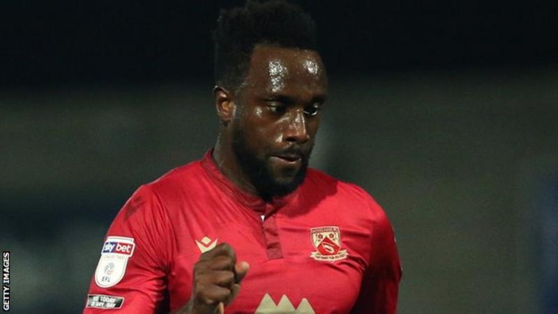 Jordan Slew: Morecambe striker given three-game ban for violent conduct ...