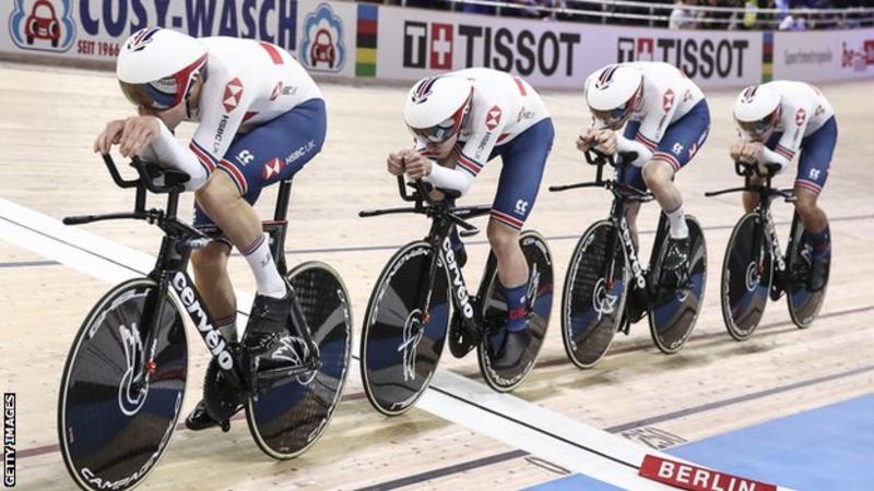 Track Cycling World Championships: GB win silver in men's team sprint ...