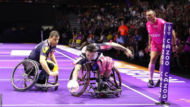 Wheelchair Rugby League World Cup final referee Laurent Abrial ...