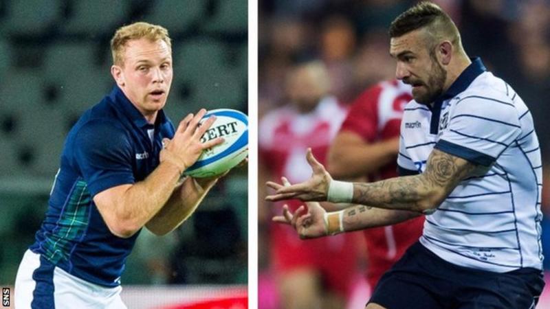 Scotland: Rory Hughes and Greig Tonks replace injured Sean Maitland ...