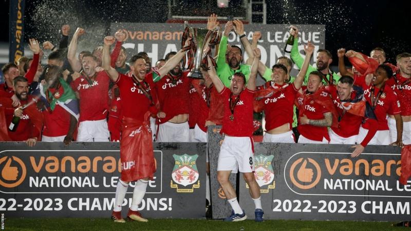 Wrexham promoted back to Football League as Paul Mullin scores twice ...