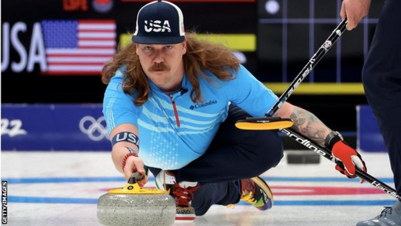 Winter Olympics: American curler Matt Hamilton growing his hair to ...