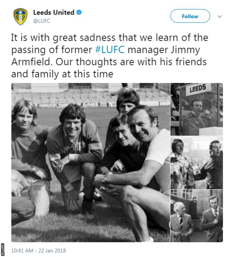 Jimmy Armfield: Blackpool and England legend dies at the age of 82 ...