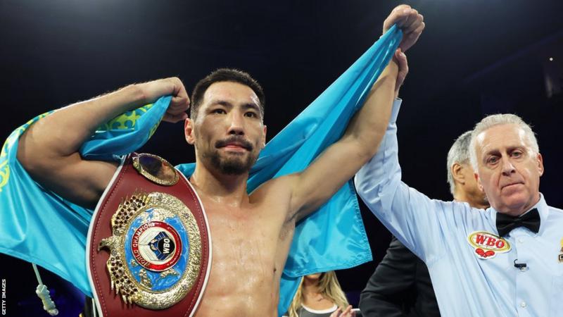 Janibek Alimkhanuly defends WBO middleweight world title and calls out ...