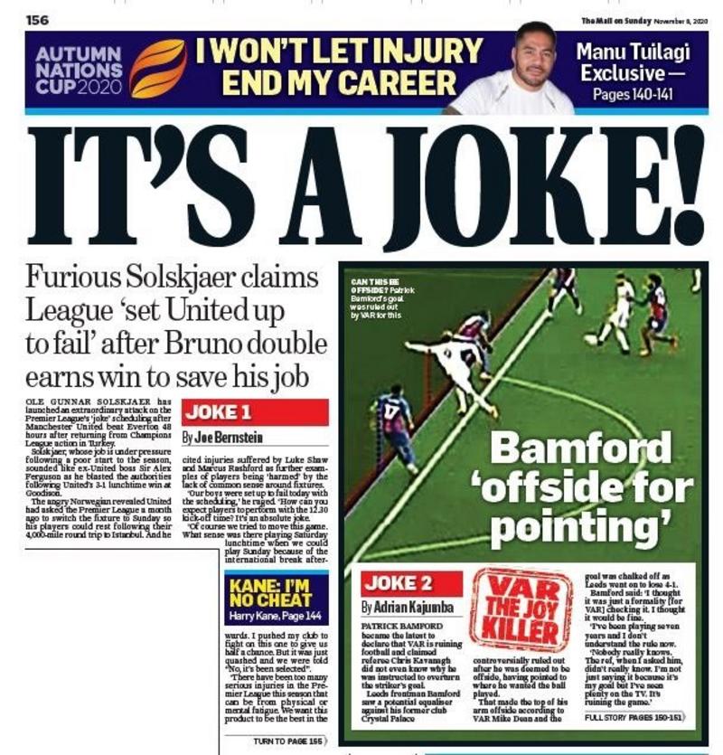 Sunday's back pages - BBC Sport