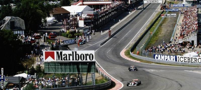 Belgian Grand Prix: Eau Rouge's dramatic history - BBC Sport