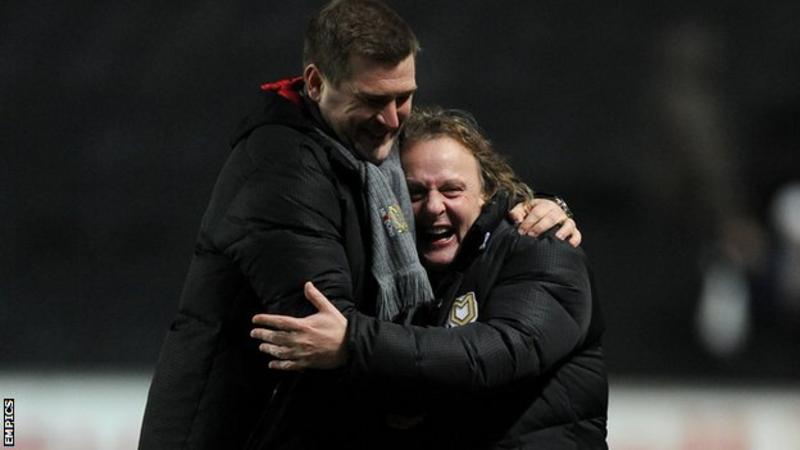 MK Dons: Pete Winkelman deserves credit, says Karl Robinson - BBC Sport