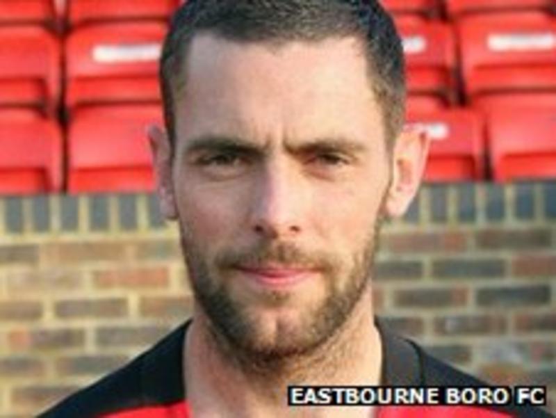 Eastbourne Borough's Matt Crabb celebrates 500th game - BBC Sport