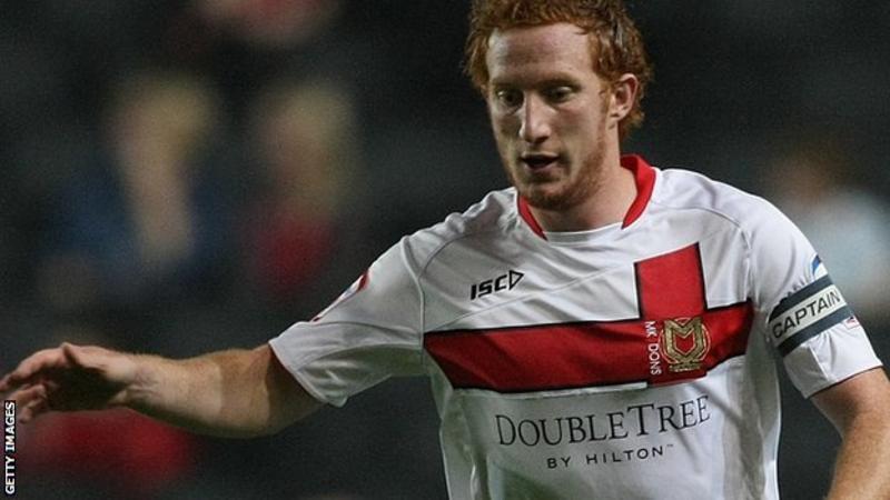 Dean Lewington keeps MK Dons captaincy for fifth year - BBC Sport