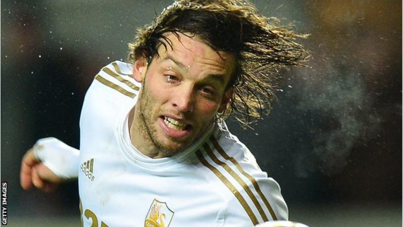 Michu happy at Swansea despite link with Atletico Madrid - BBC Sport