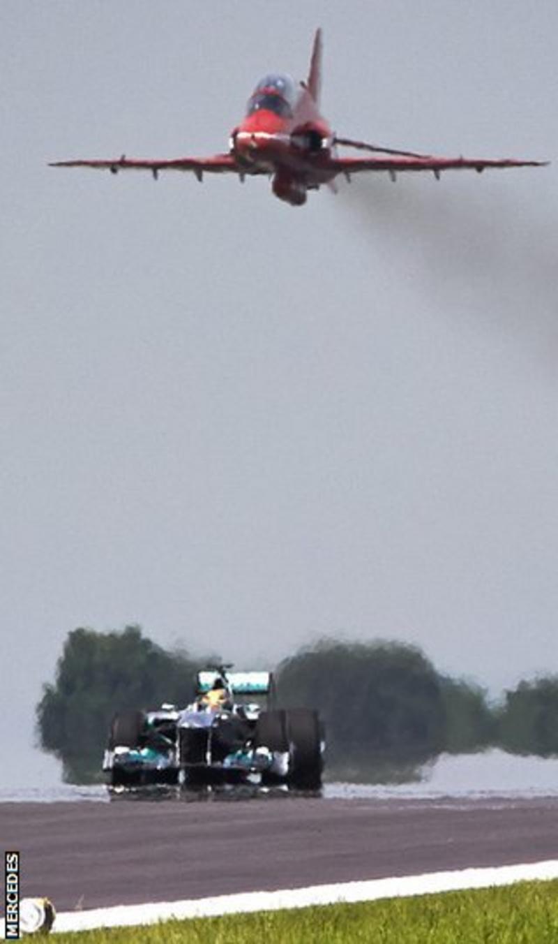 Lewis Hamilton column: A day with the Red Arrows before British GP ...