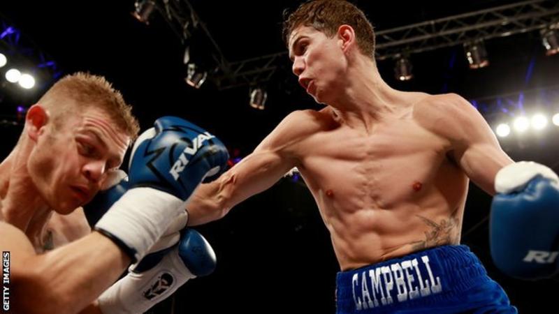Luke Campbell wins first professional fight in 88 seconds - BBC Sport