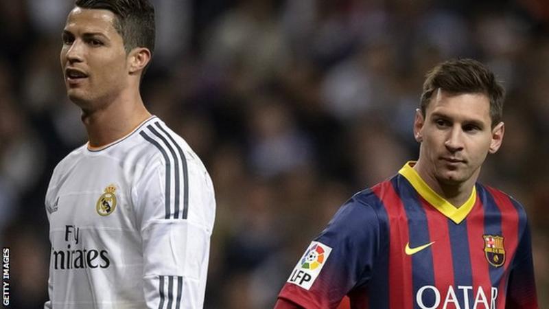 Cristiano Ronaldo & Lionel Messi meet as Portugal play Argentina - BBC ...