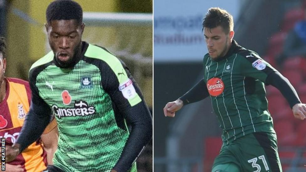 Nathan Blissett and Jakub Sokolik to leave Plymouth Argyle in January ...