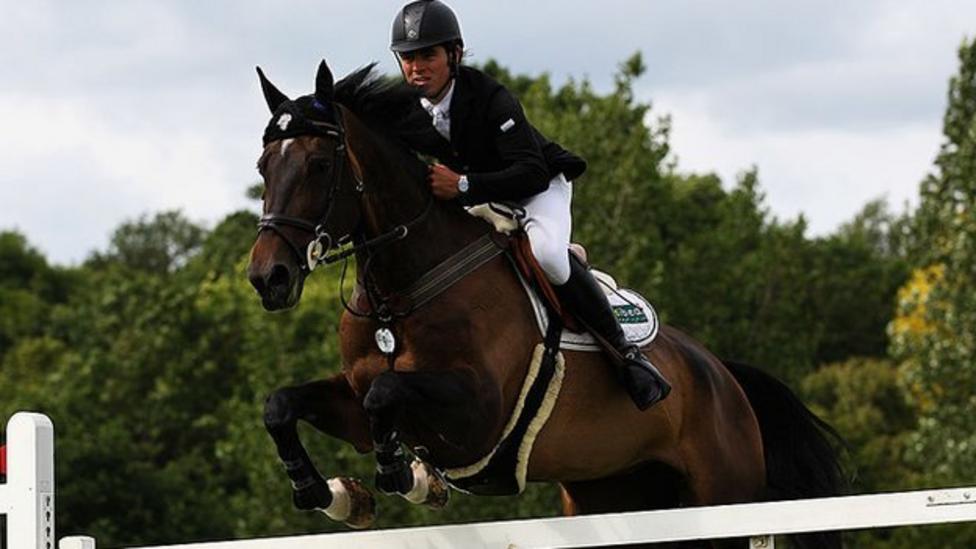 Joe Whitaker: Showjumper wins on racing debut at Newcastle - BBC Sport