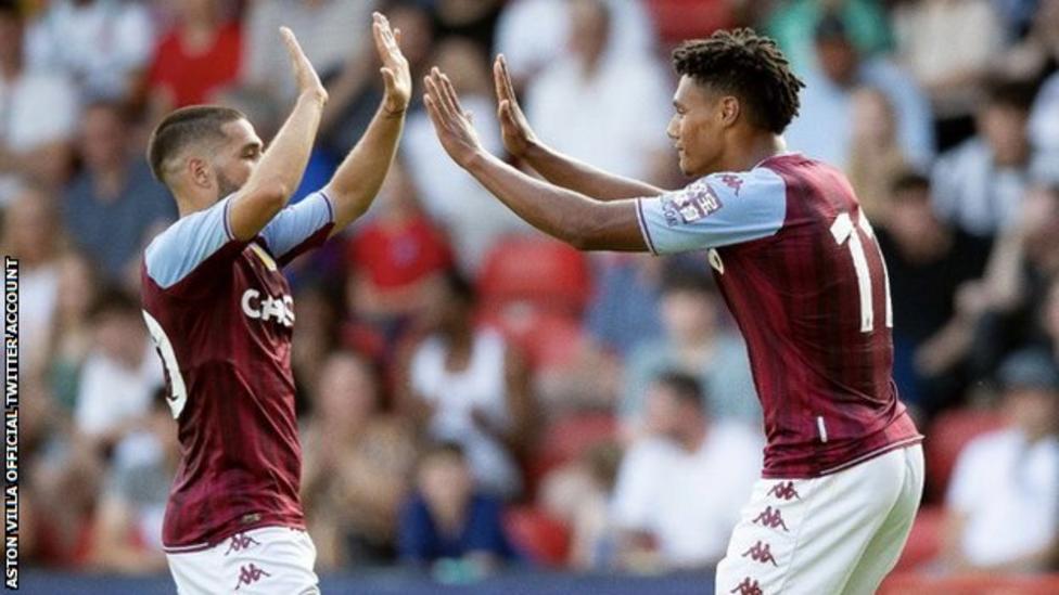 Aston Villa: 2021-22 pre-season in pictures - BBC Sport