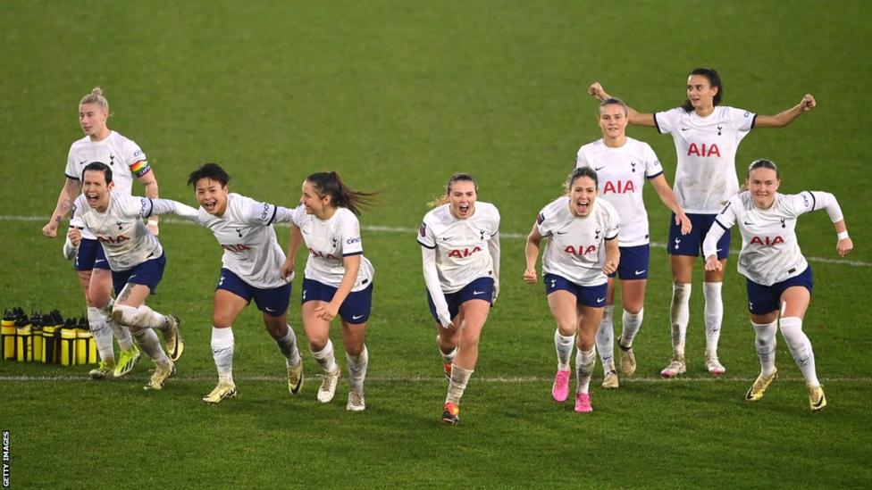 Tottenham Hotspur 1-1 Manchester City (4-3 on pens): Spurs reach Women ...