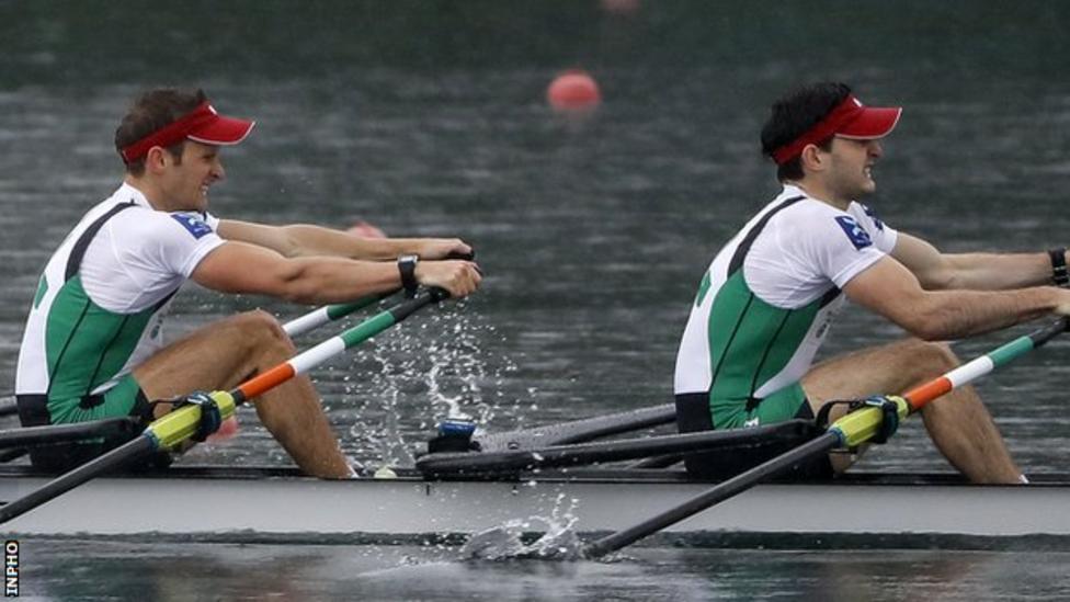 European Championships: Rowing brothers Gary and Paul O'Donovan advance ...