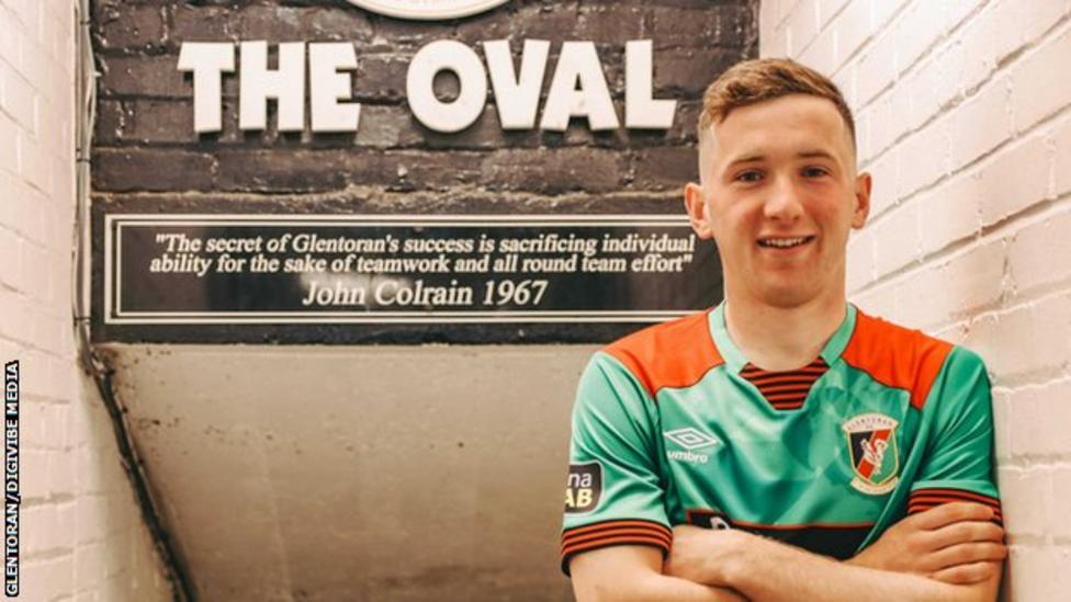 Bobby Burns: Glentoran sign NI U21 international on loan from Barrow ...