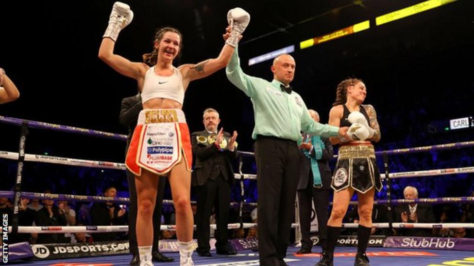 Terri Harper: Promoter Eddie Hearn will pay for boxer's surgery - BBC Sport