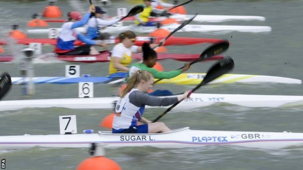 Laura Sugar takes Canoe Sprint European gold in Hungary - BBC Sport