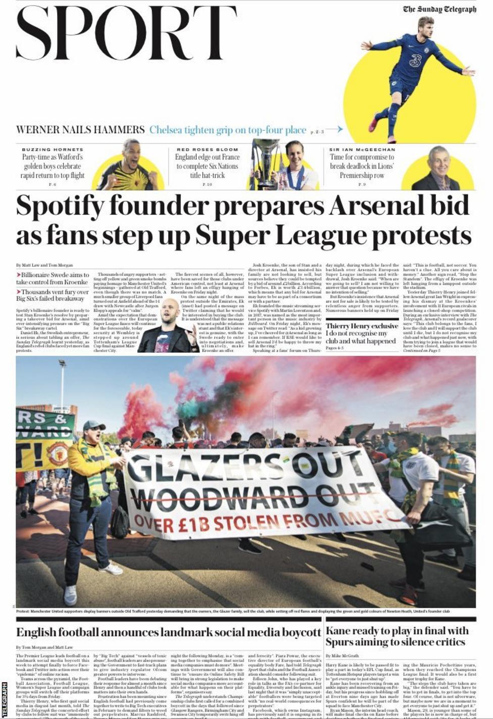 Sunday's newspapers - BBC Sport