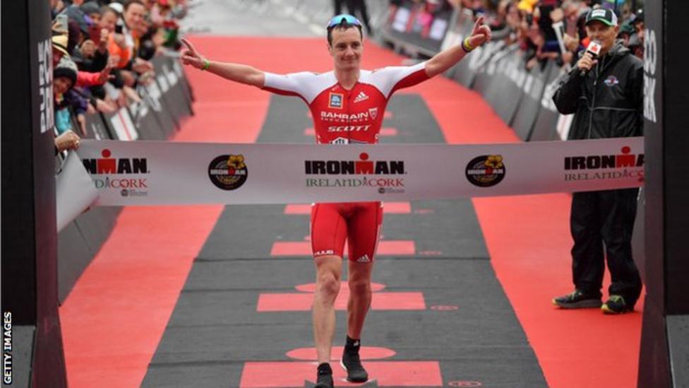 Alistair Brownlee: Double Olympic champion wins on full-distance ...
