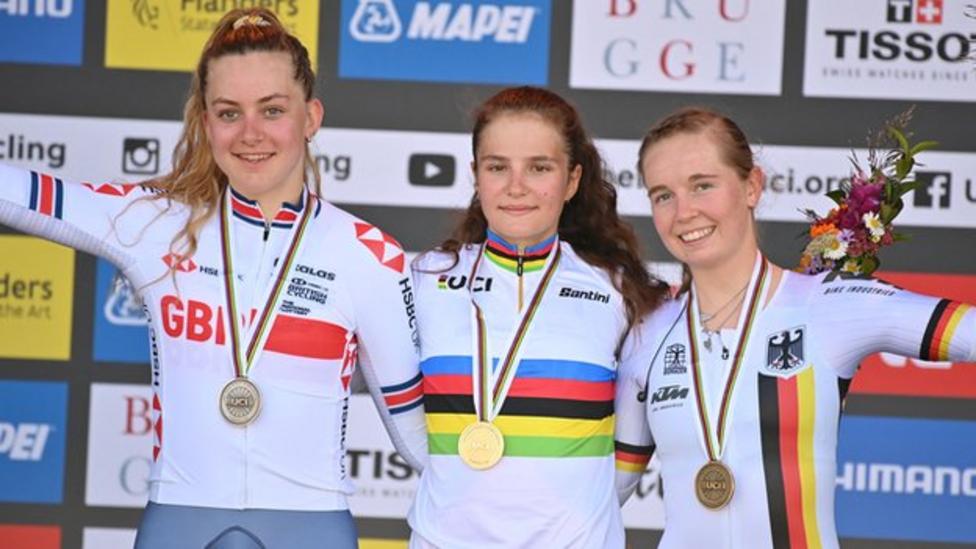 Zoe Backstedt and Joshua Tarling win junior world time trial silver ...