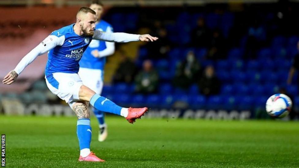 Joe Ward: Peterborough winger signs new deal until 2023 - BBC Sport
