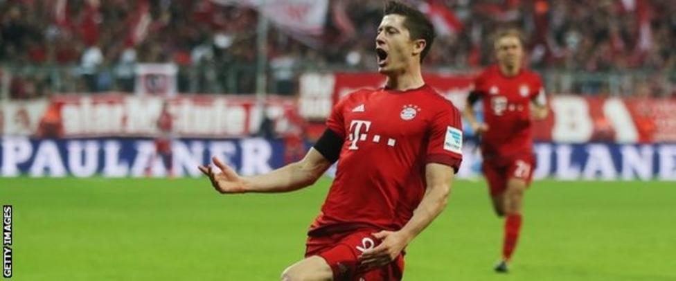Robert Lewandowski: More goals in nine minutes than Liverpool - BBC Sport