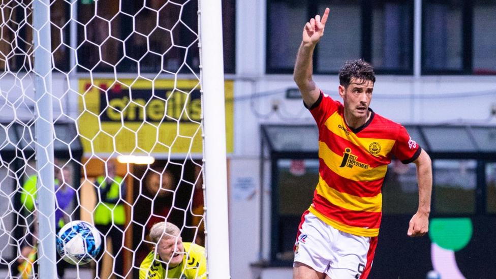 Partick Thistle 3-0 Ayr United: Hosts take commanding first-leg lead in ...