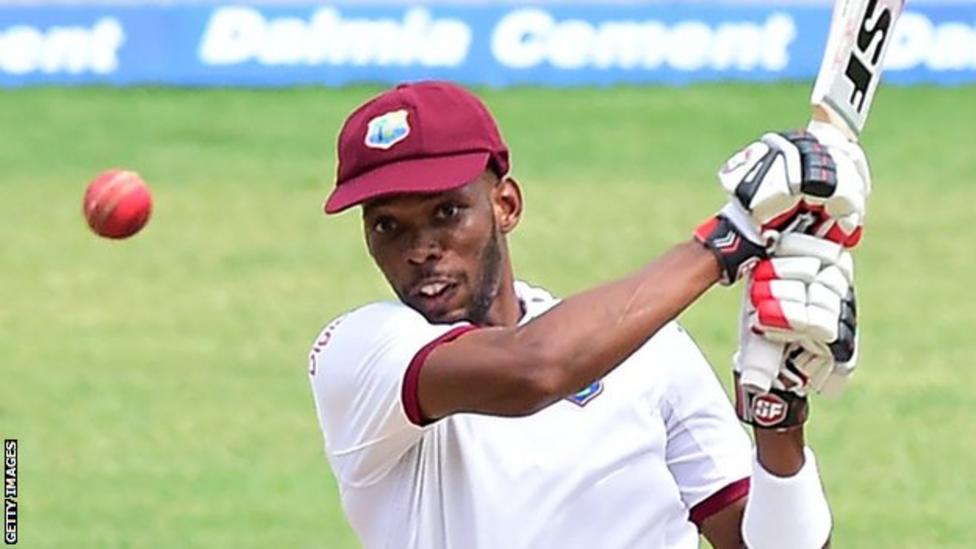 Roston Chase century earns West Indies draw against India - BBC Sport
